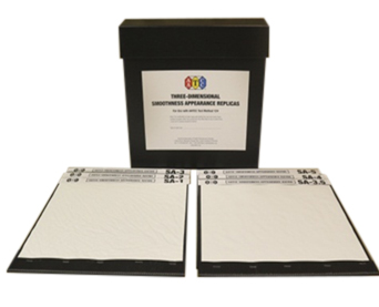 Replicas evaluate smoothness of fabrics after laundering