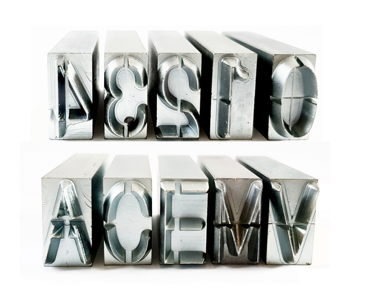 letters and numbers for marking hammer for leather marking caimi