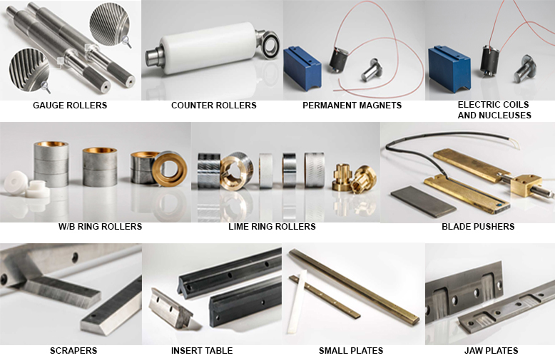 ORIGINAL SPARE PARTS FOR SPLITTING MACHINE – Caimi srl