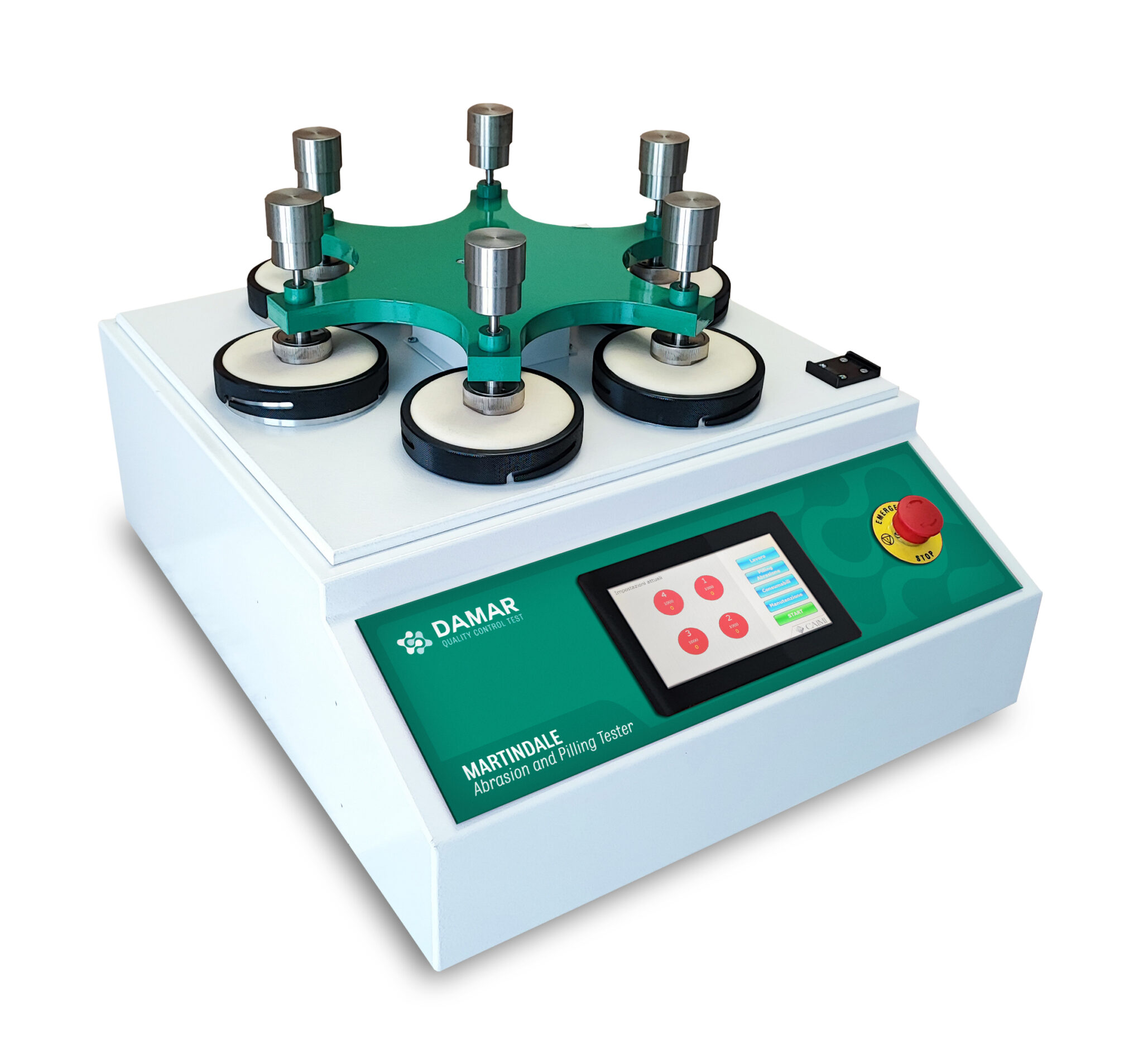 abrasimetro martindale pilling per cuoio e tessuti iso 12945 caimi